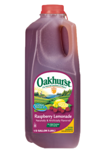 17940-Oakhurst-Raspberry-Lemonade-Half-Gallon-Front - Oakhurst® Dairy