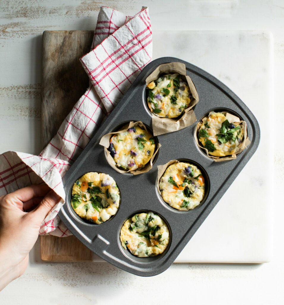 Back-to-School Breakfast: Veggie Omelets to Go - Oakhurst® Dairy